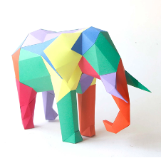 Origami Djur – Flyga Drake